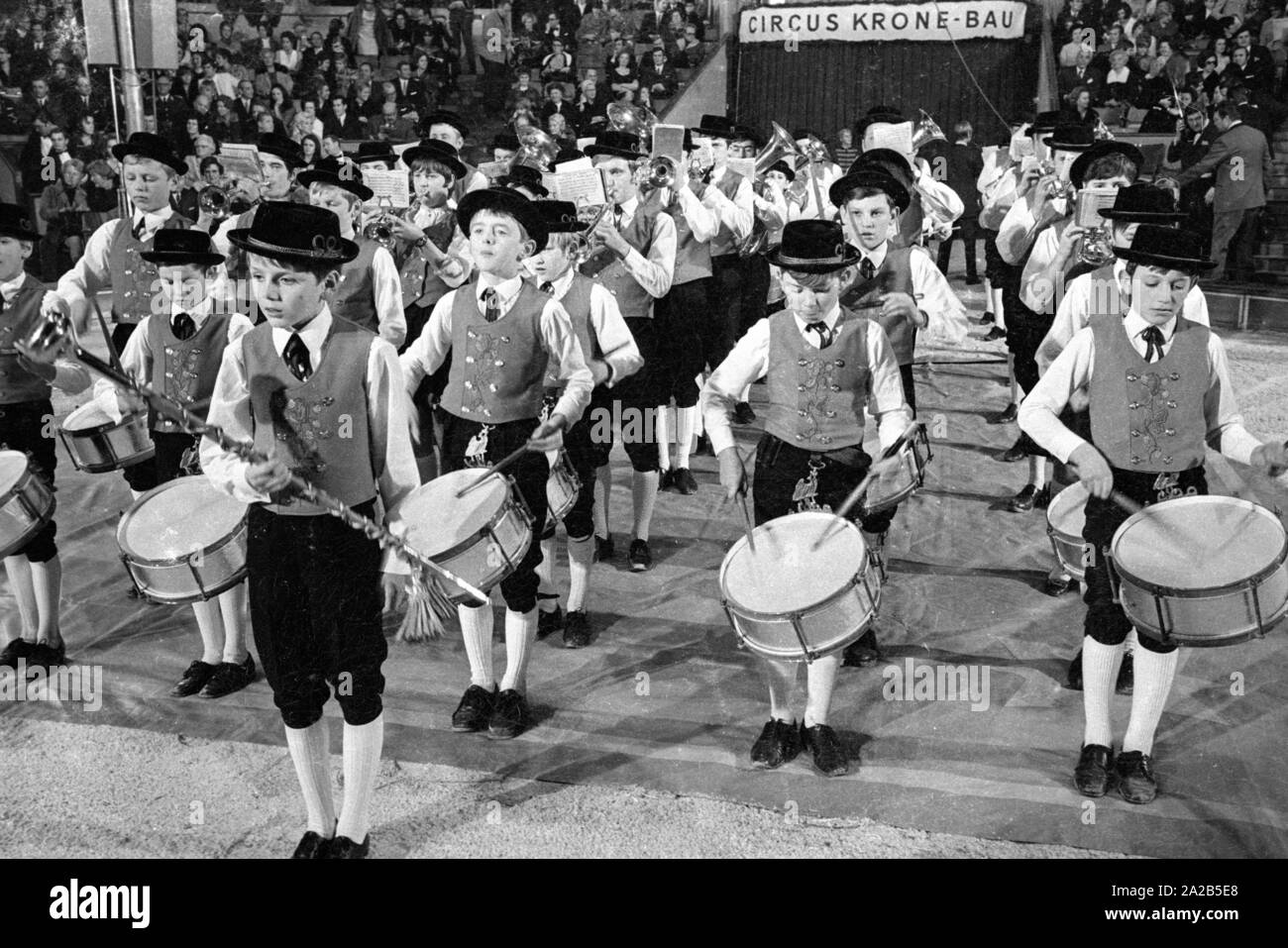 A circus program was held annually by celebrities in front of an ...