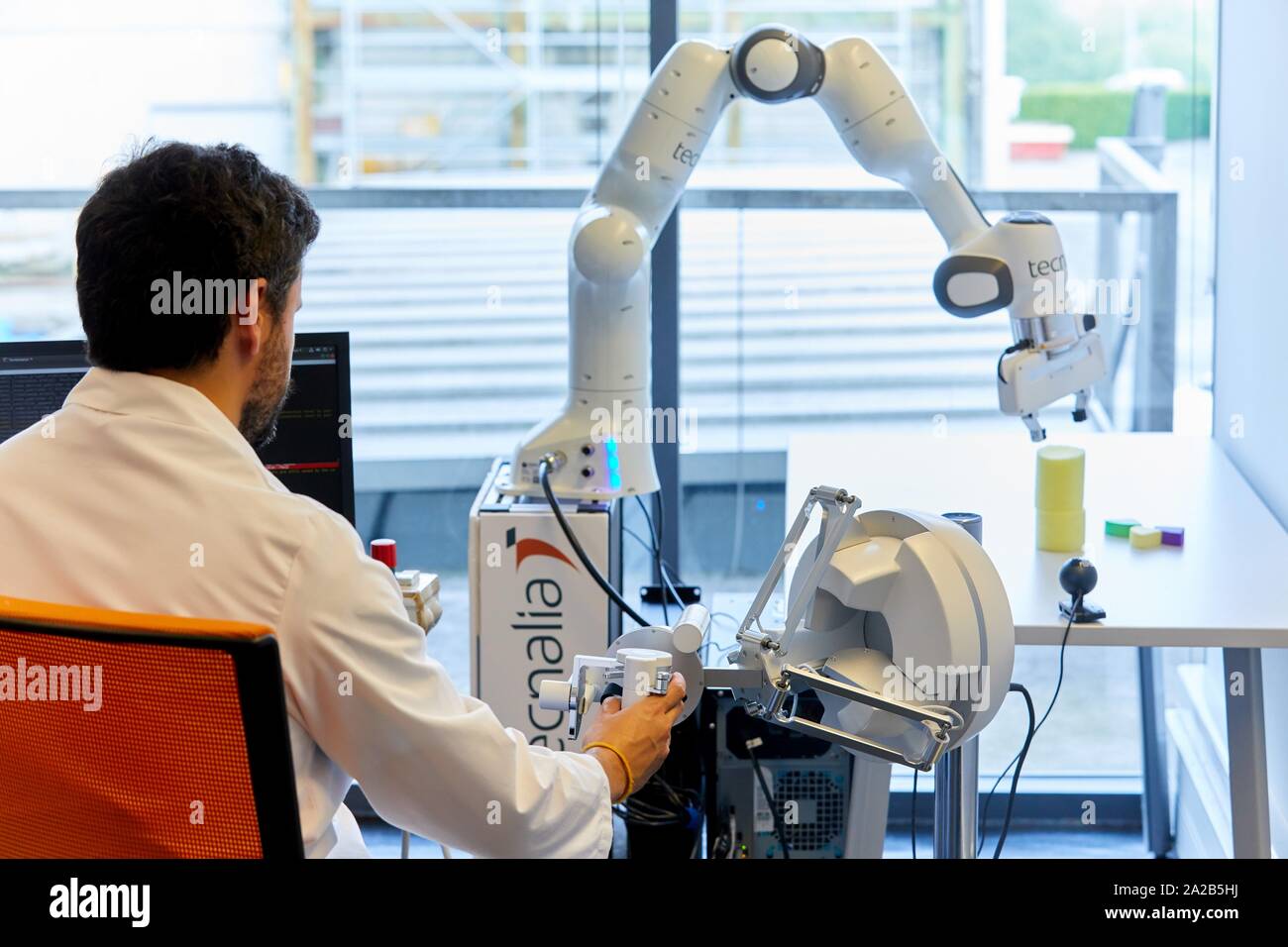 Teleoperation robot for object manipulation, innovation in sanitary ...