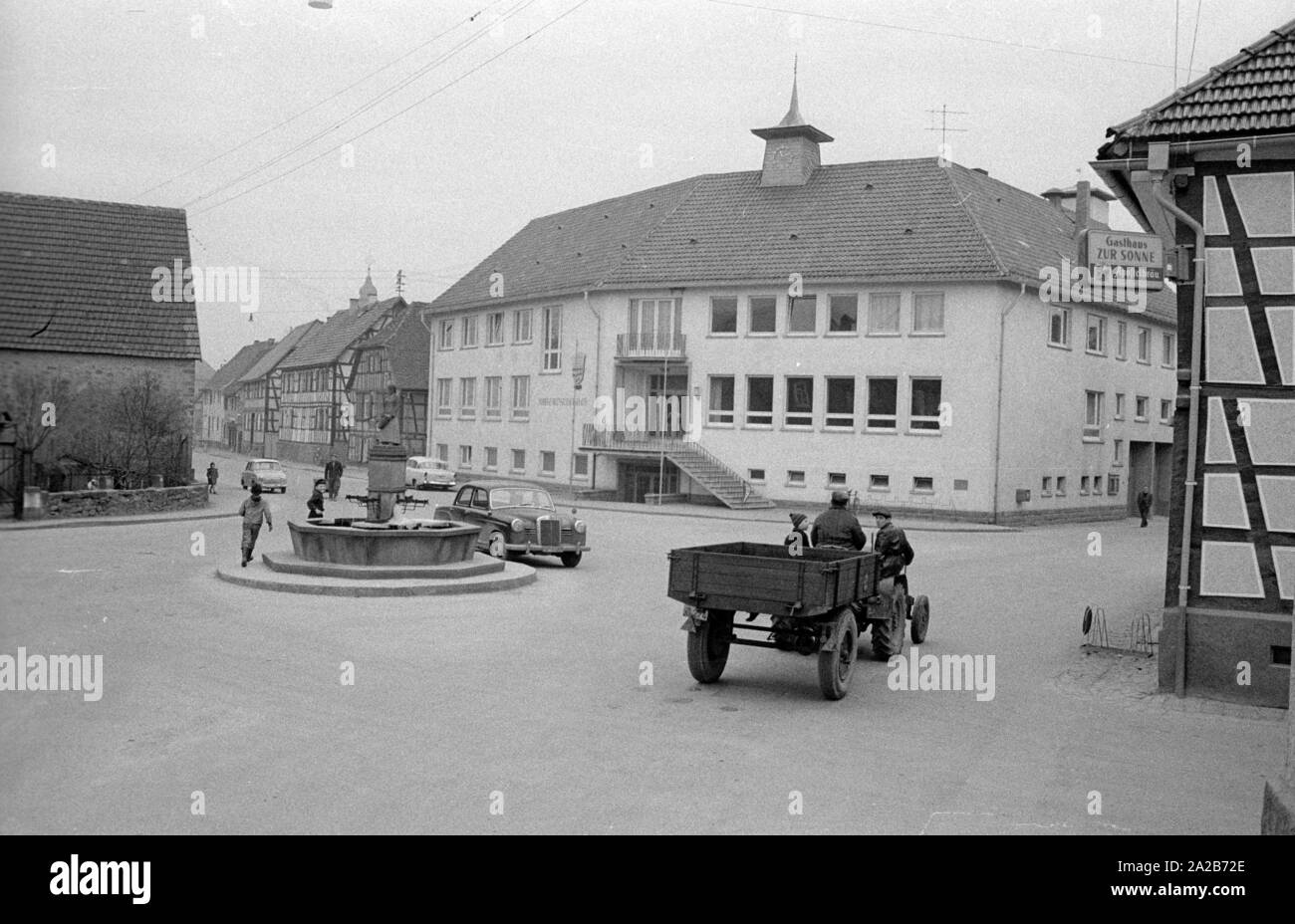 Exterior of the Village Community House in Rimbach, built in 1956. The ...