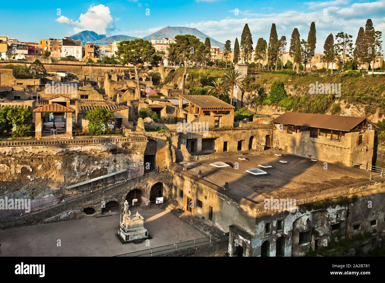 The excavations of Ercolano, Ruins of Herculaneum, was an ancient Roman ...