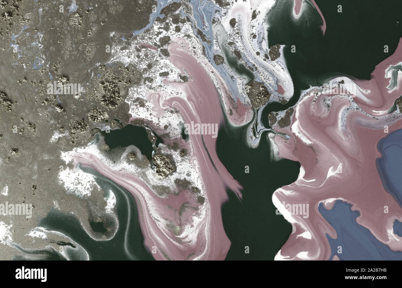 Old marbled paper technique texture. Handmade marbleized effect with ...