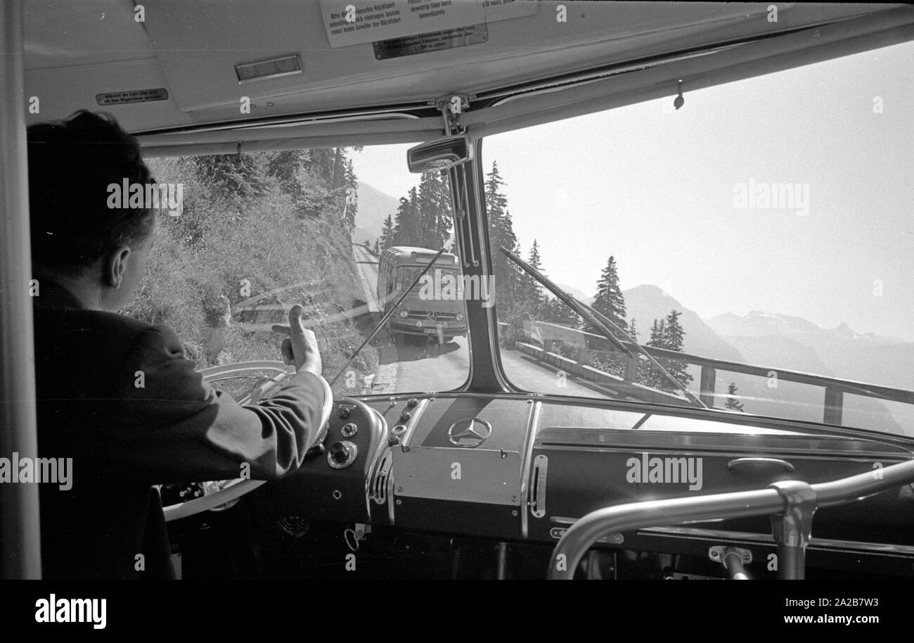 Bus 60s 1960s Black and White Stock Photos & Images - Alamy