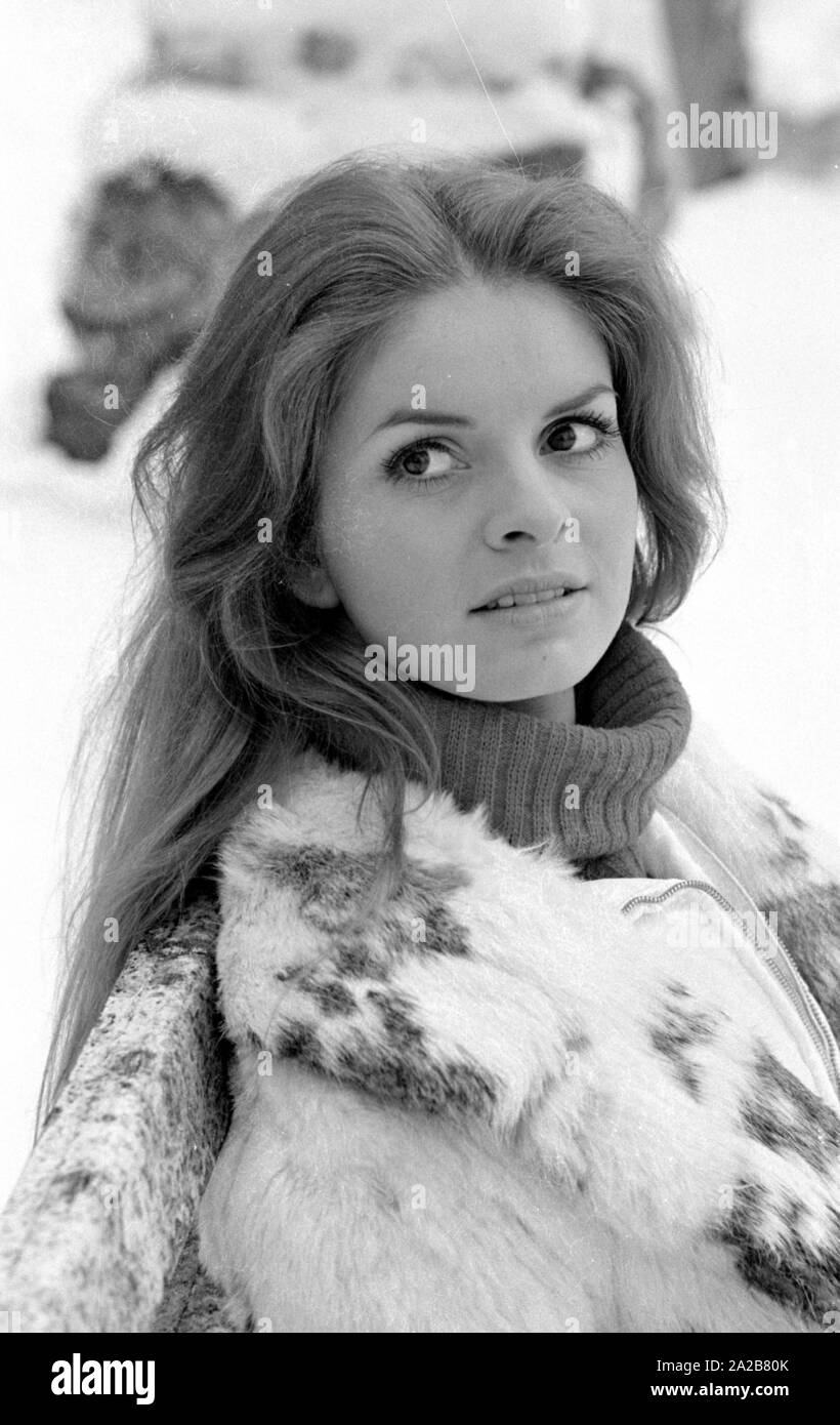 Actress Elisabeth Krogh at a photoshoot (location unknown, probably ...