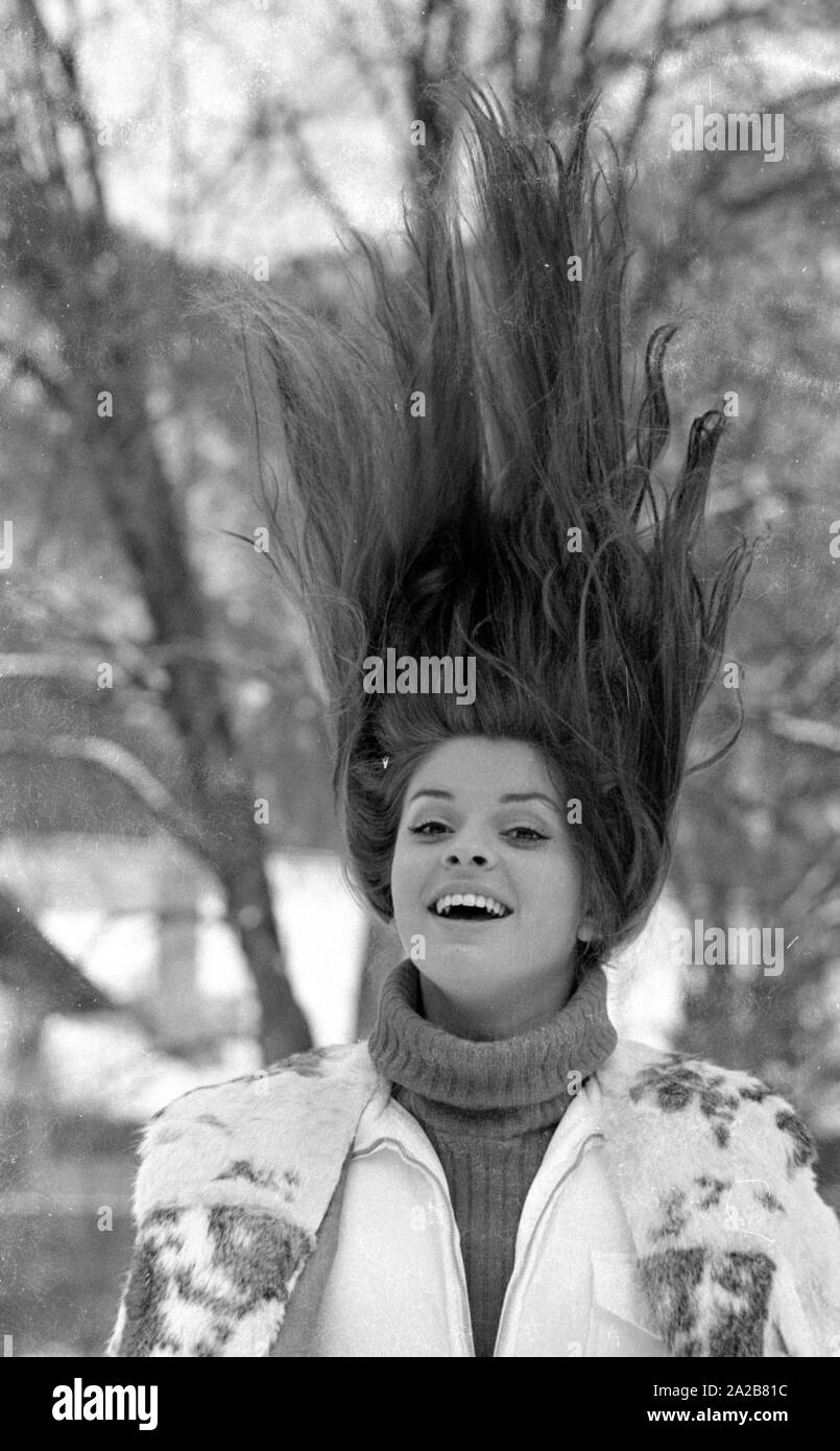 Actress Elisabeth Krogh at a photoshoot (location unknown, probably ...