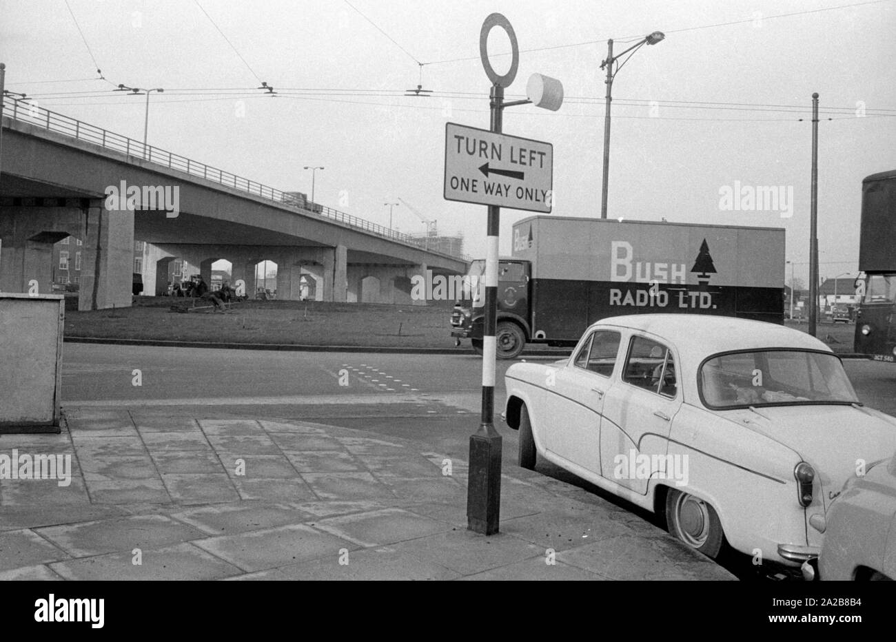 The "Chiswick flyover", an elevated highway section in Chiswick, London ...