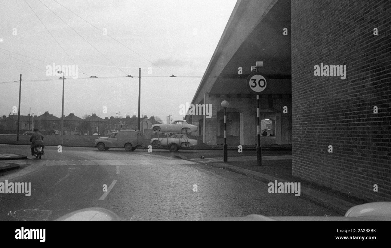 The "Chiswick flyover", an elevated highway section in Chiswick, London ...
