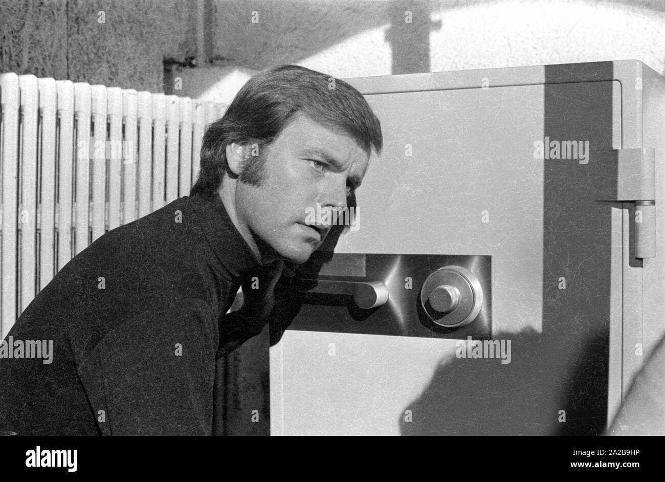 The American actor Robert Wagner at a shooting, probably for the TV ...