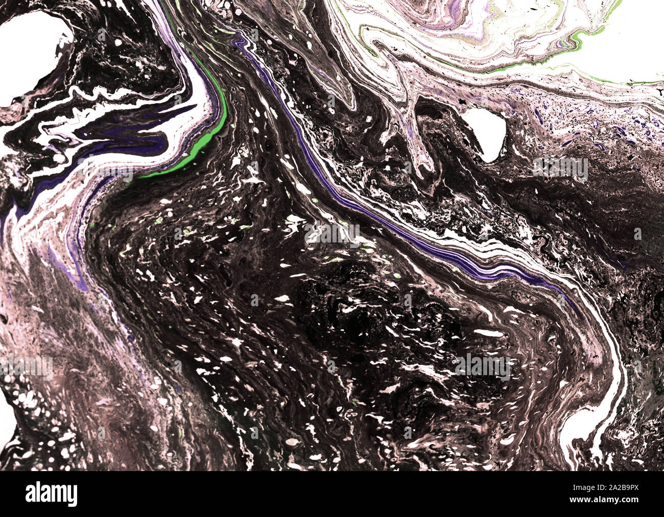 Red Ink, paint, abstract. Closeup of the painting. Colorful abstract ...