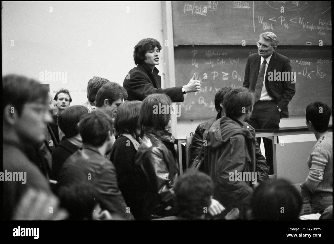 Germany. Frankfurt. January 1969. German sociologist and philosopher ...