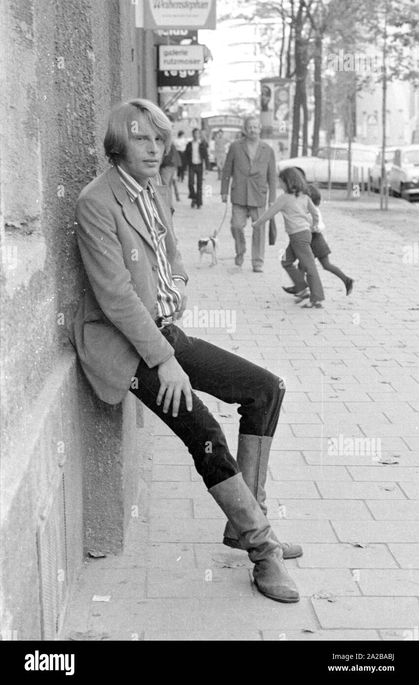 Corduroy fashion Black and White Stock Photos & Images - Alamy