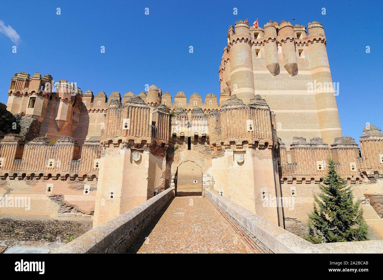 Coca Castle Castile Leon Spain High Resolution Stock Photography and ...