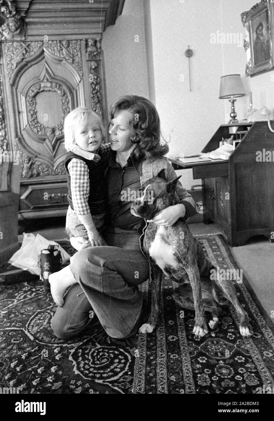 Home story with Agnes Maier, the wife of German soccer goalkeeper Sepp ...