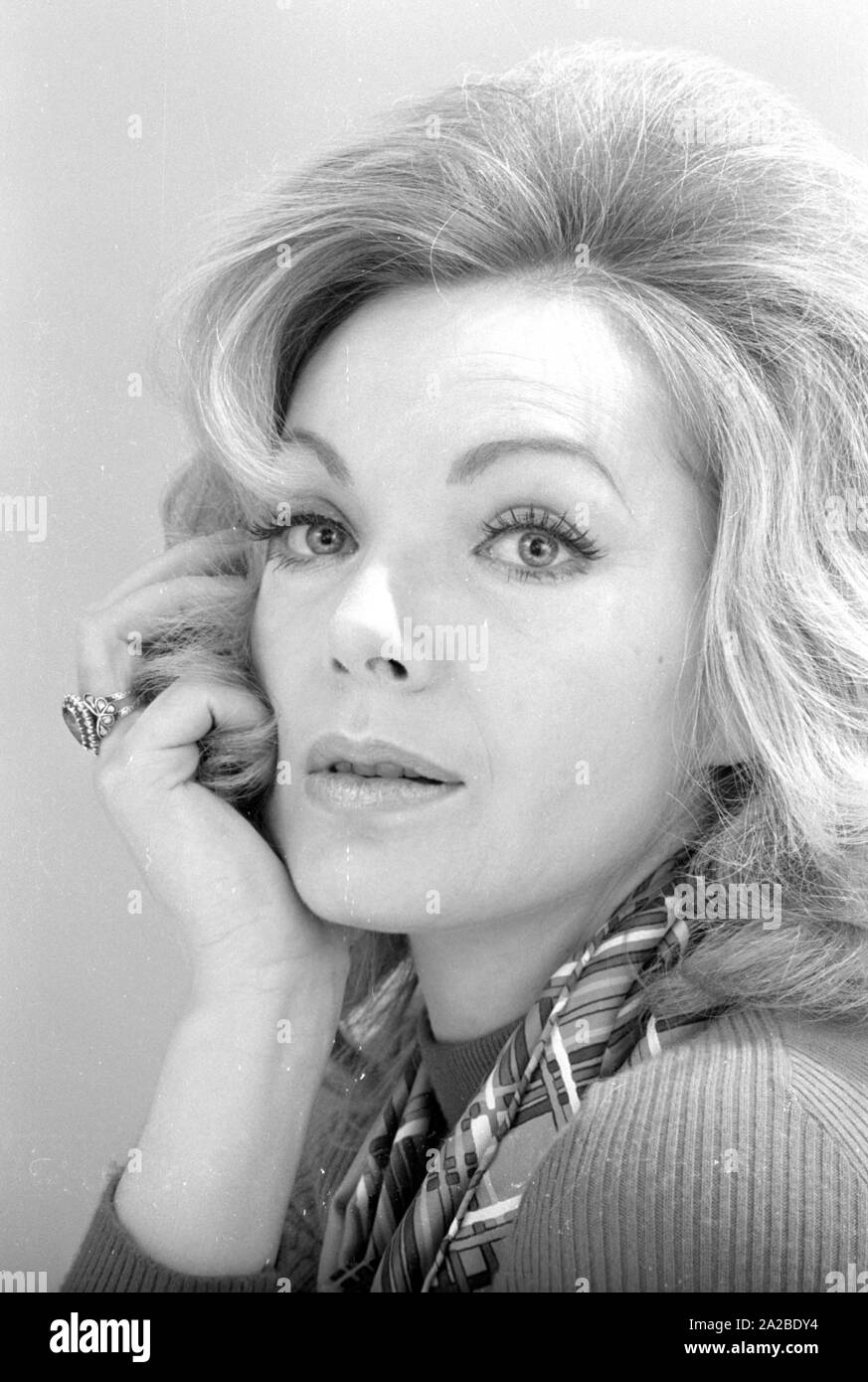 Portrait of the Austrian actress Maria Perschy Stock Photo - Alamy