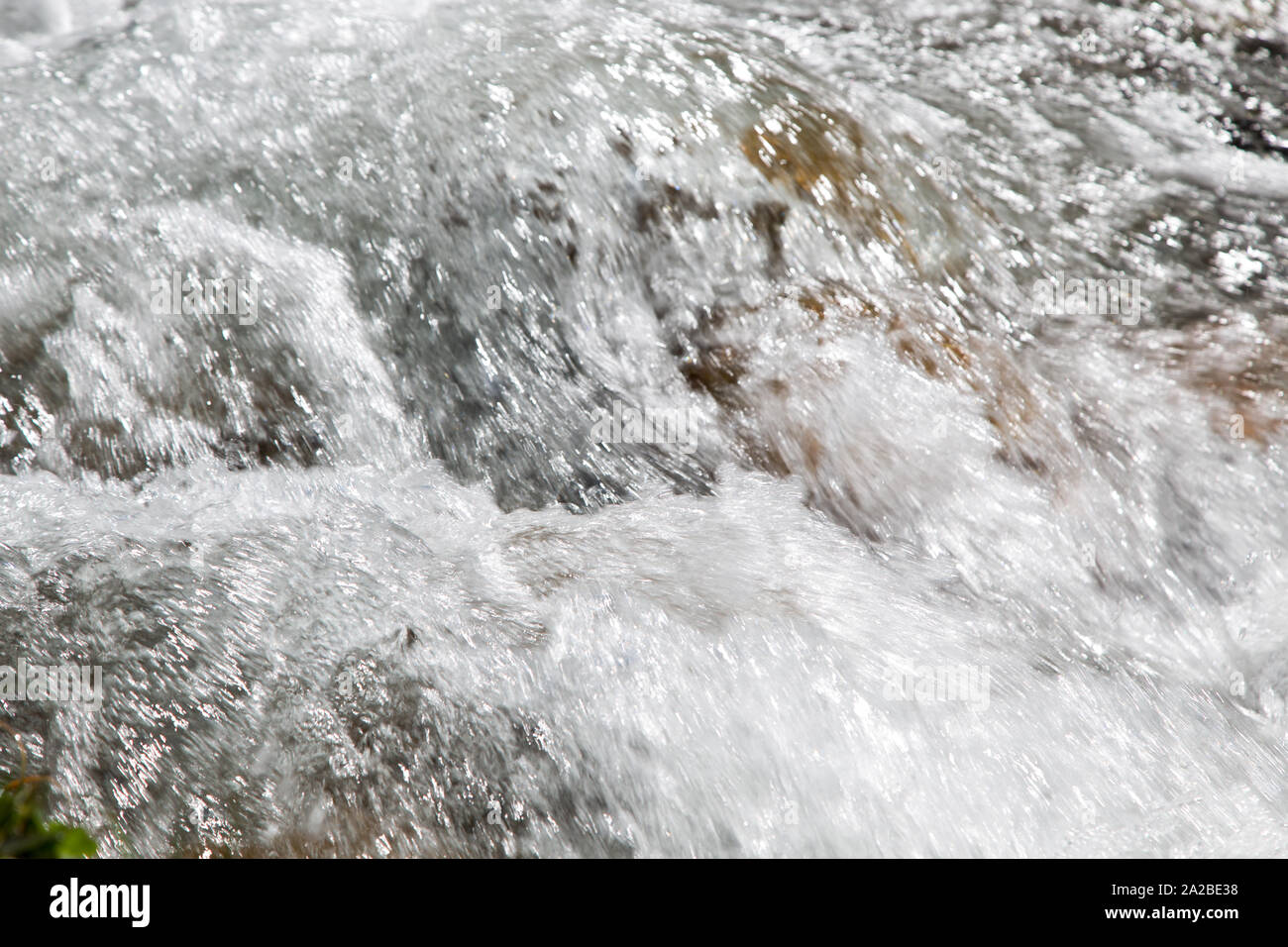 Water in the mountain raging river. Beautiful natural background of ...