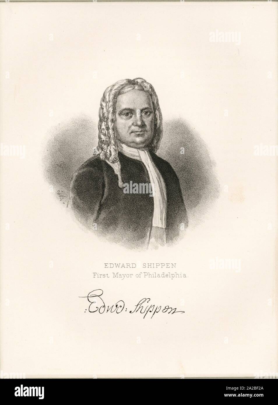 Edward shippen hi-res stock photography and images - Alamy