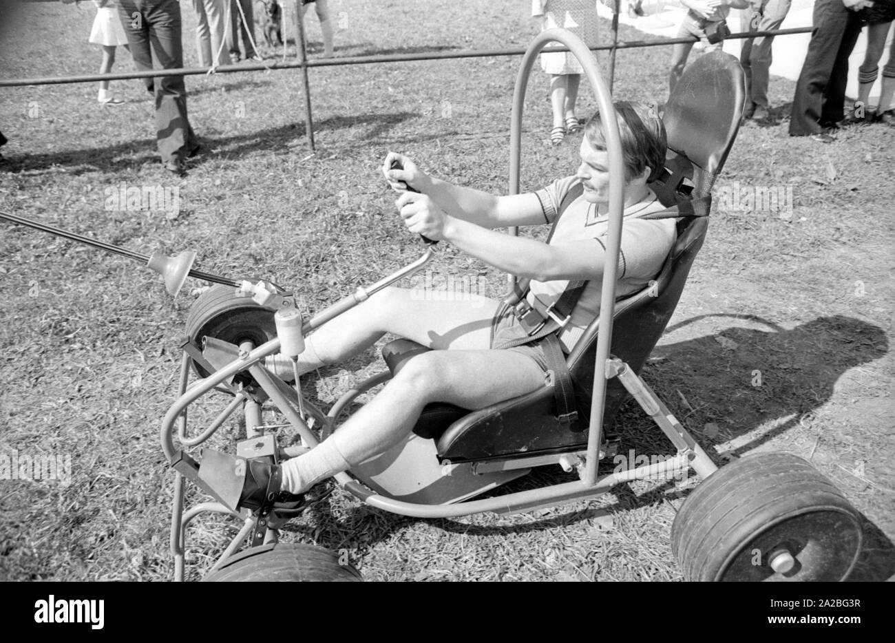 Downhill go cart Black and White Stock Photos & Images - Alamy