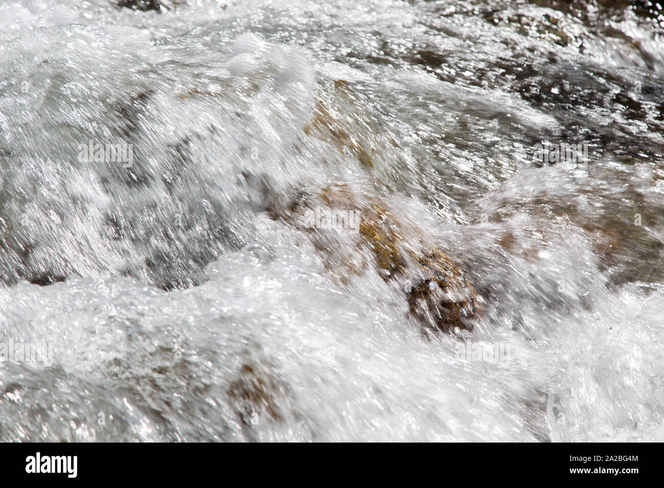 Water in the mountain raging river. Beautiful natural background of ...