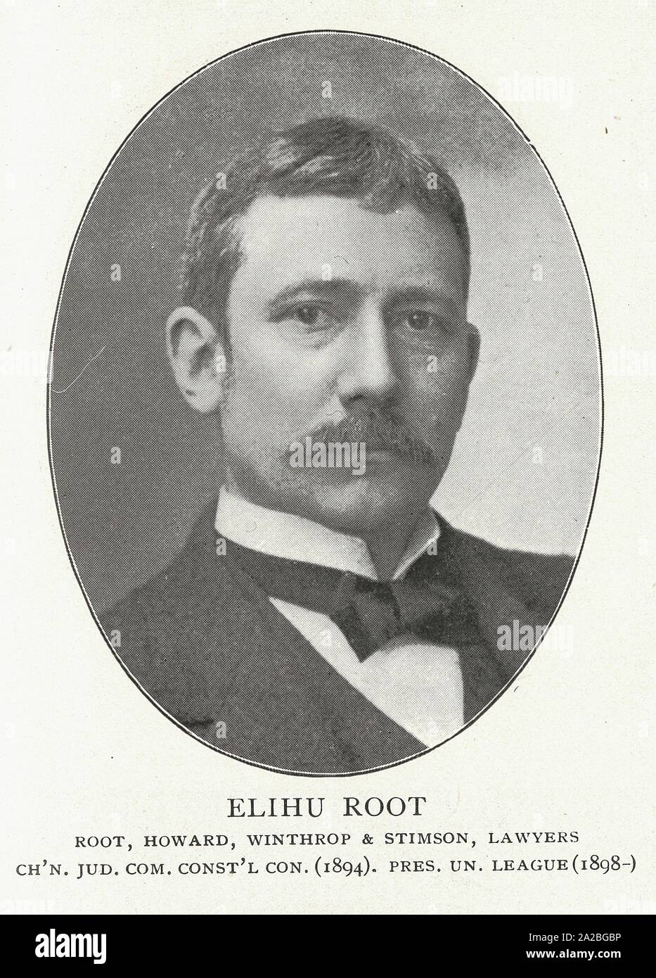 Elihu root hi-res stock photography and images - Alamy