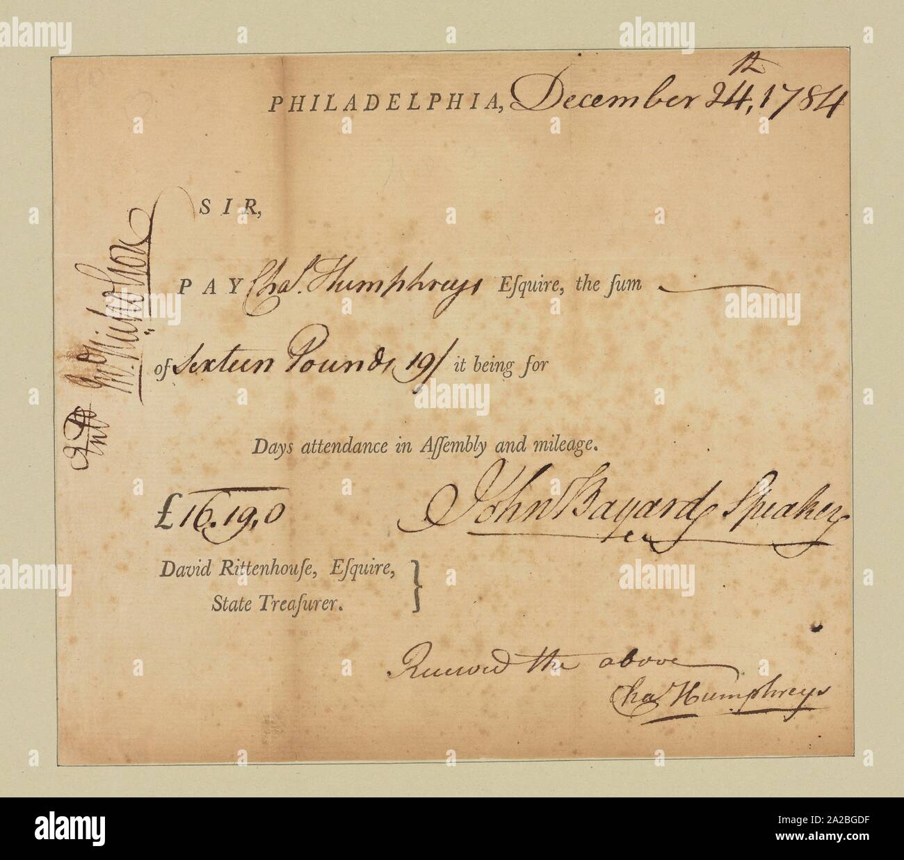 Charles Rittenhouse High Resolution Stock Photography and Images - Alamy