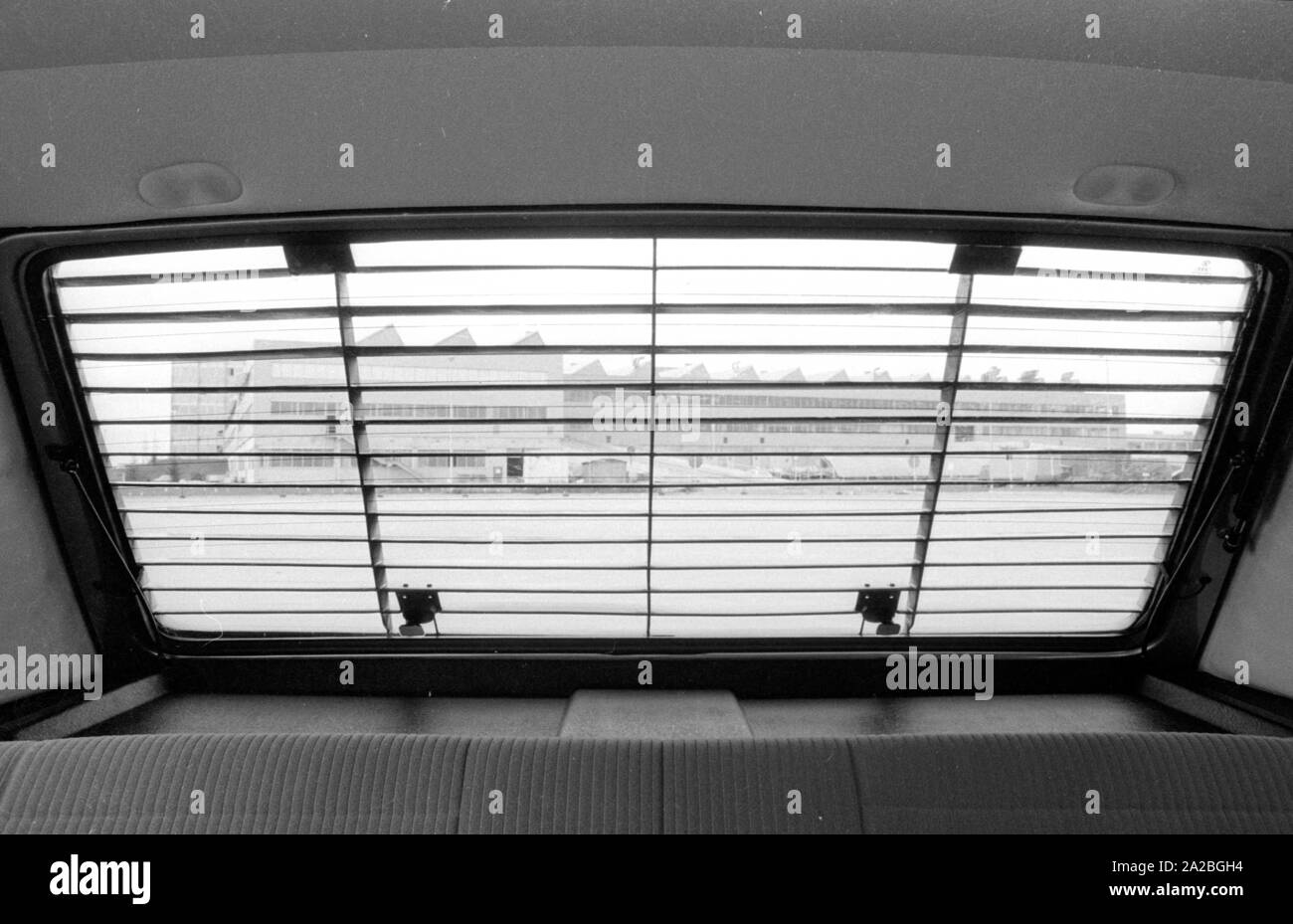 Photo shoot with the new "Audi 50" from Audi. Here, view from the rear ...