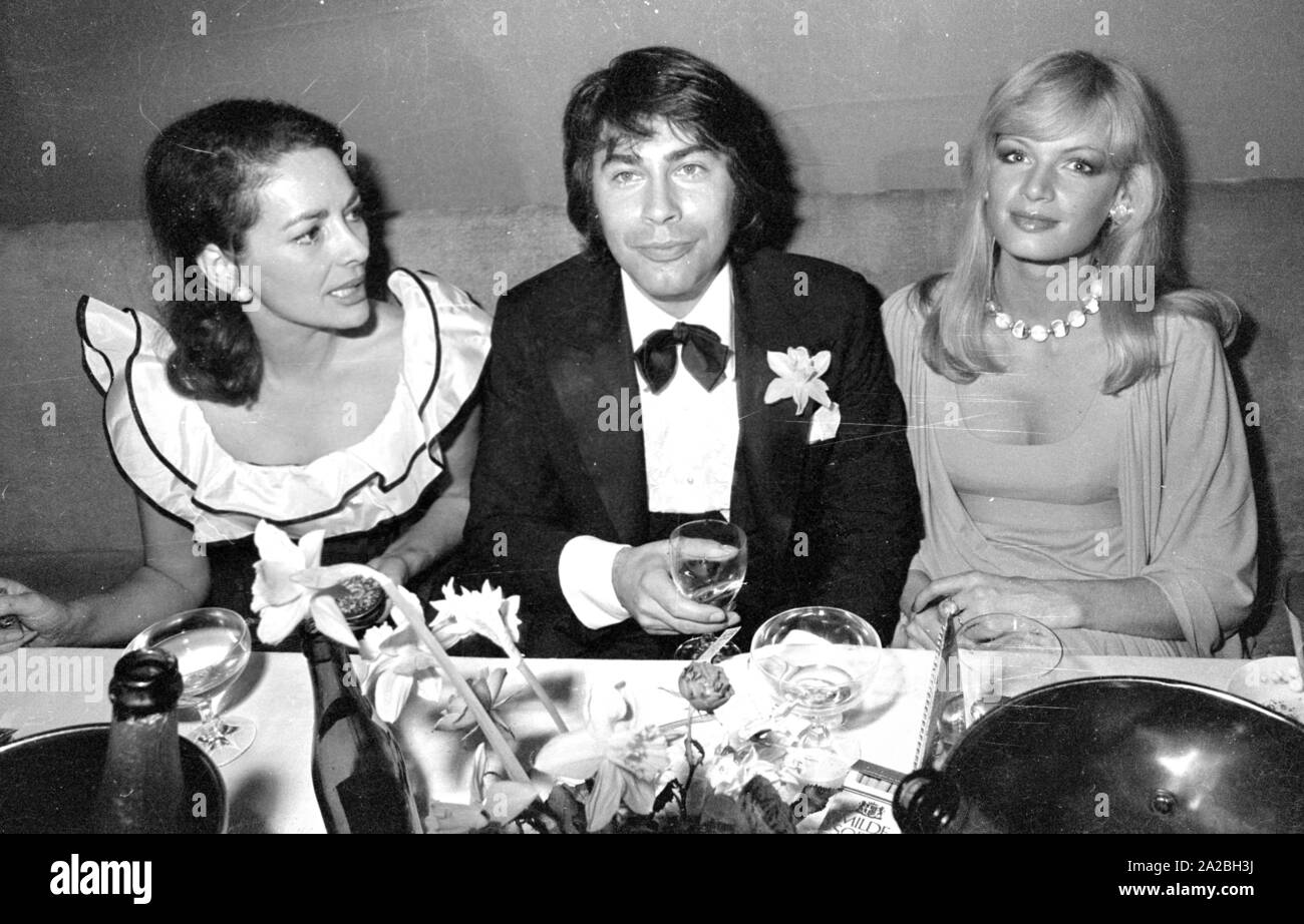 Schlager singer Roy Black at the German Film Ball 1974 in the ...