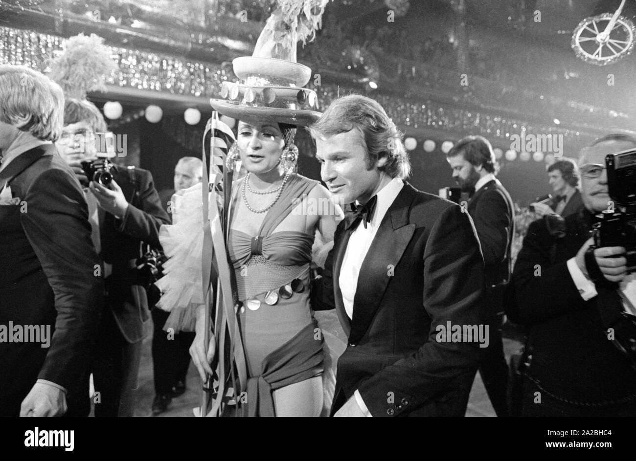 Actor Fritz Wepper at the German Film Ball 1974 in the Bayerischer Hof ...