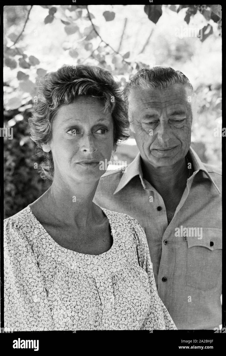 Gianni Agnelli with his wife Marella Caracciolo in Corsica. Copyright ...