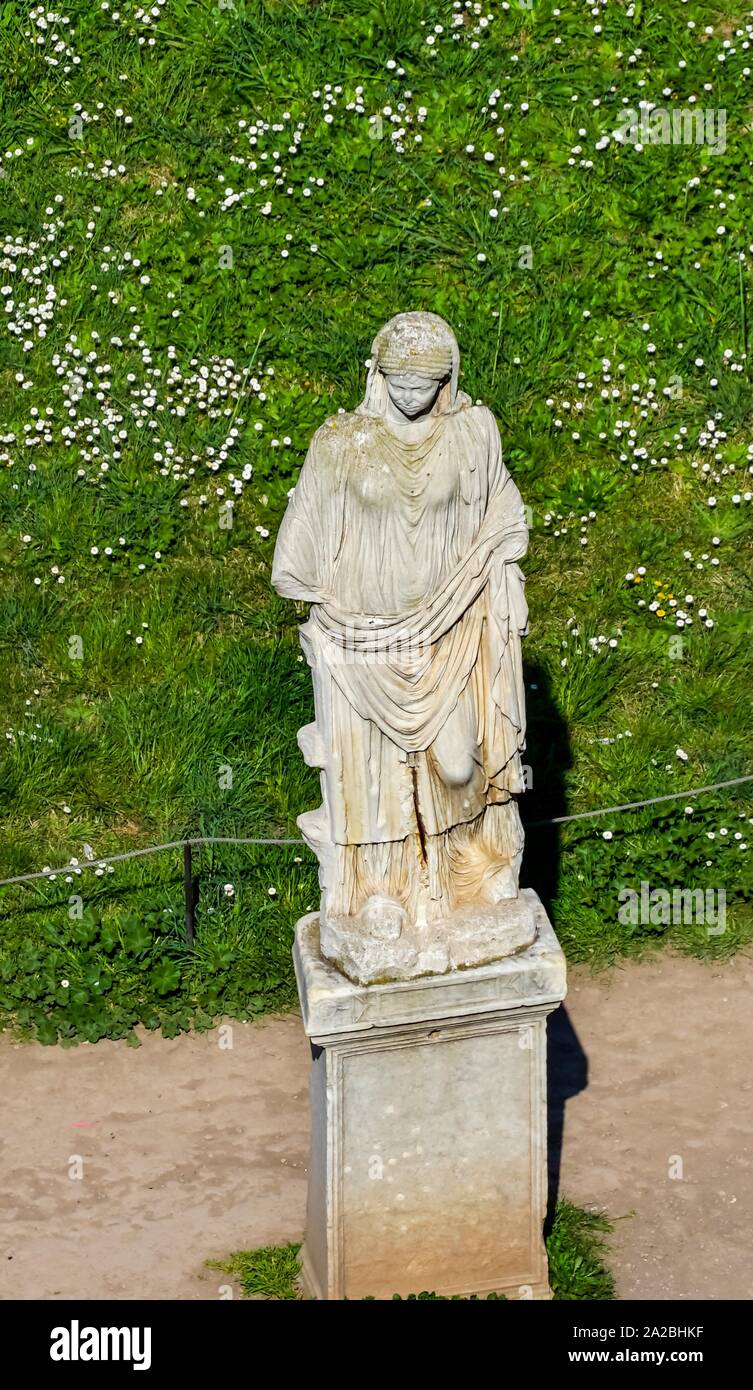 Vesta Roman Goddess Statue