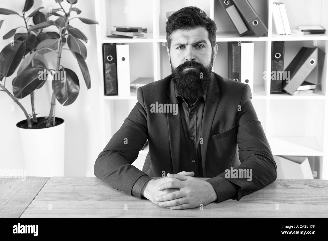 Am i ready to be an employer Black and White Stock Photos & Images - Alamy