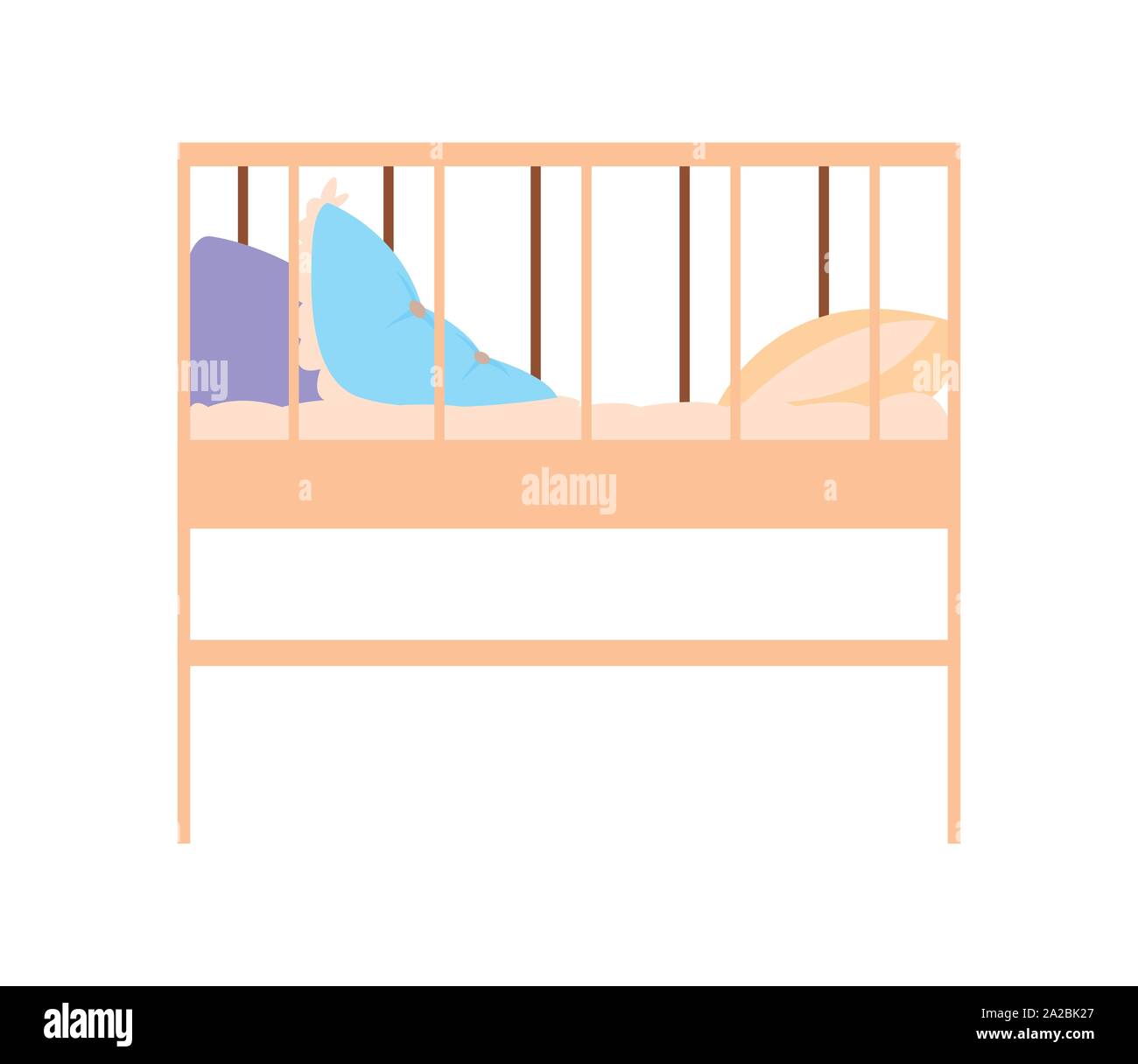 Baby cradle design, Childhood infant birth decoration present little ...