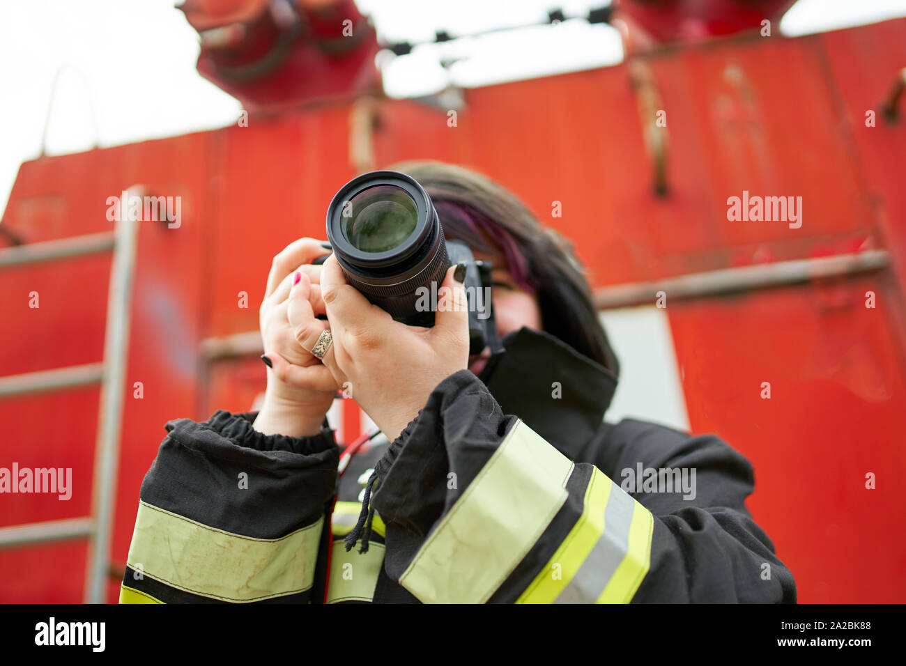 Fireman model hi-res stock photography and images - Alamy