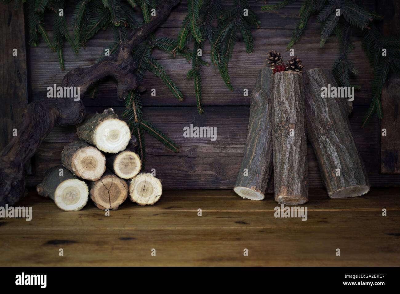 Tree log wood hi-res stock photography and images - Alamy