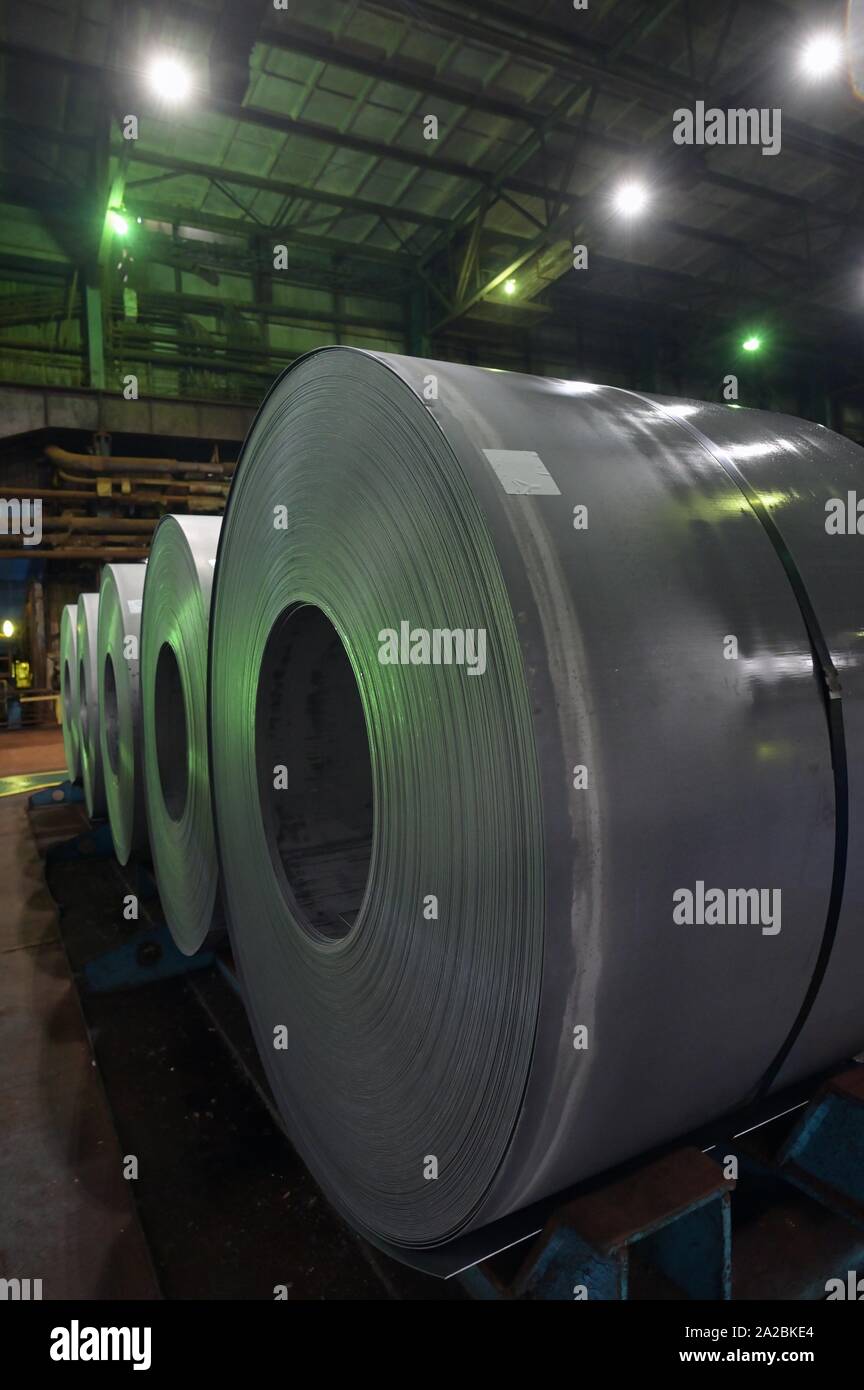 Cold Rolled Steel Coils High Resolution Stock Photography and Images ...