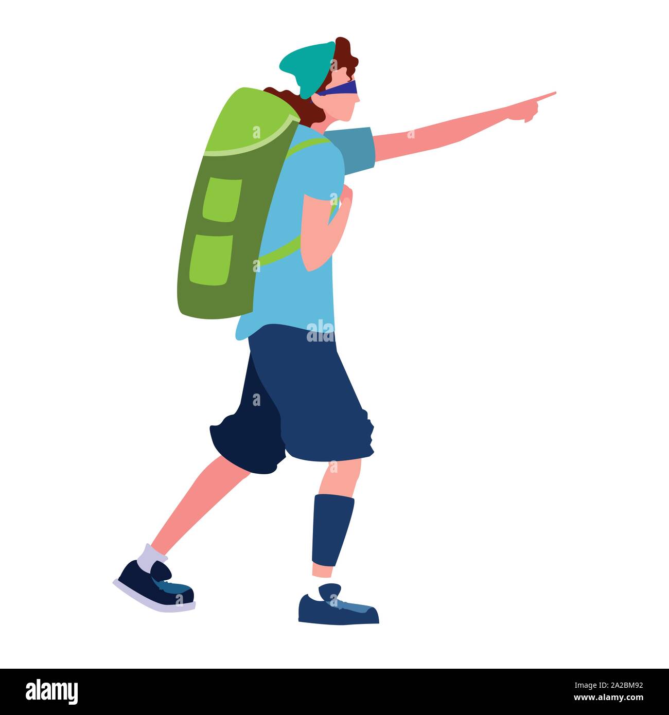 Trekking man design, Sport hiking hike walk trudge ramble and camping ...