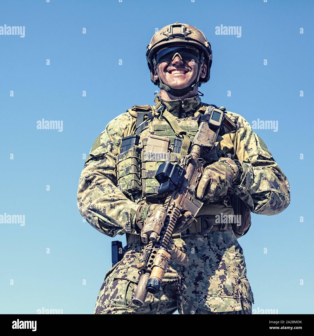 Low angle portrait armed soldier hi-res stock photography and images ... Low angle portrait armed soldier hi-res stock photography and images ...
