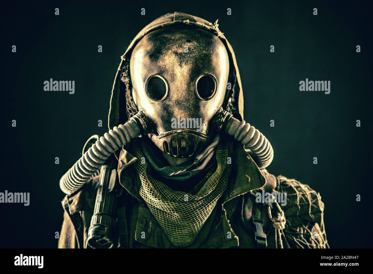 Animal wearing gas mask hi-res stock photography and images - Alamy