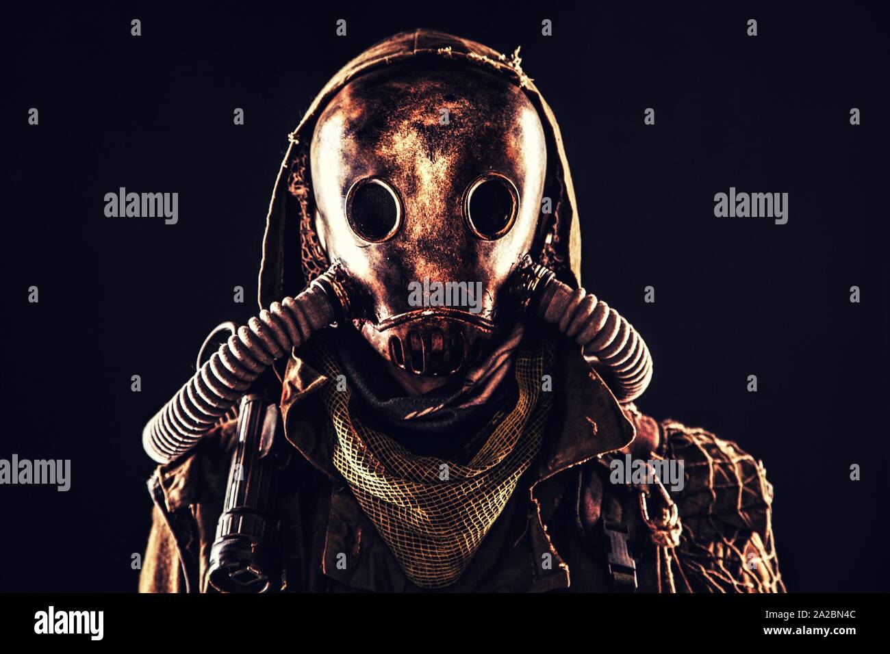 Animal wearing gas mask hi-res stock photography and images - Alamy