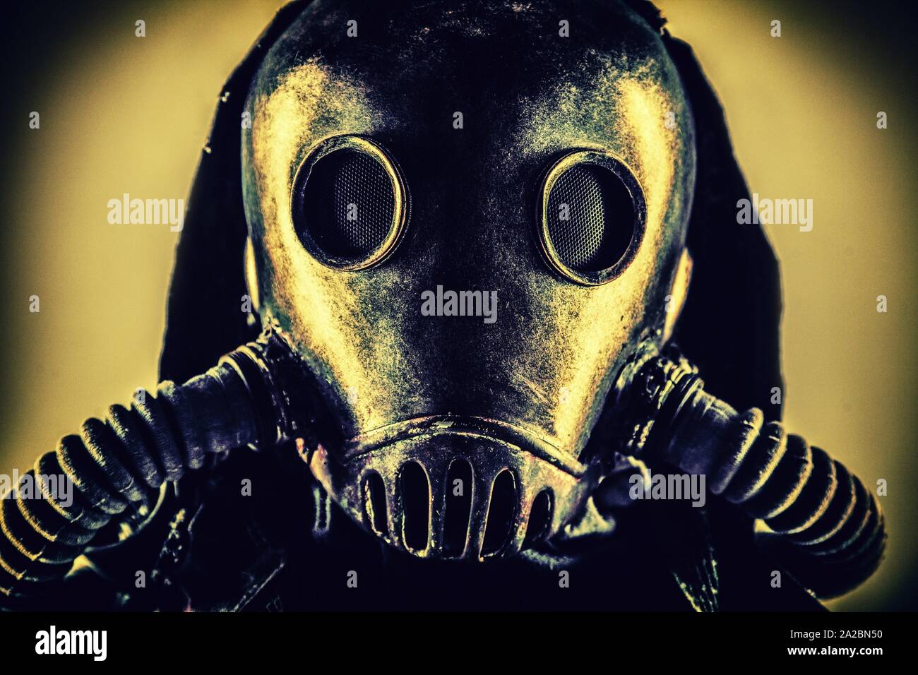 Animal wearing gas mask hi-res stock photography and images - Alamy