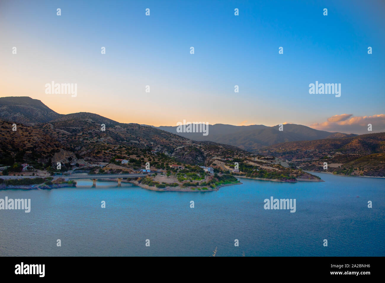 Beautiful landscape sunset in cyprus hi-res stock photography and ...