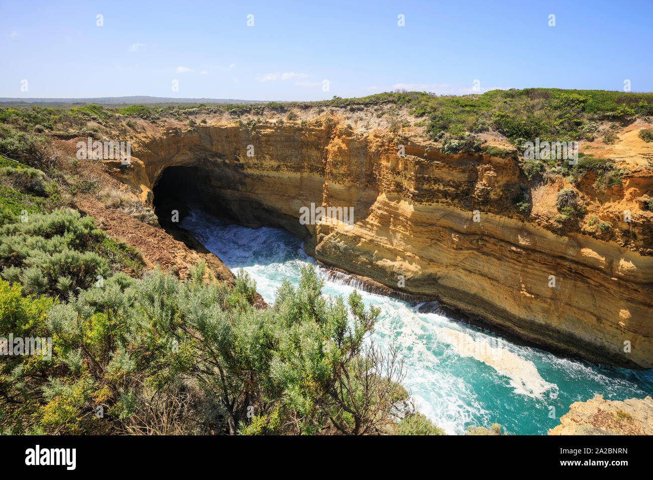 Thunder Cave and Blowhole found on the Great Ocean Road outside Port ...