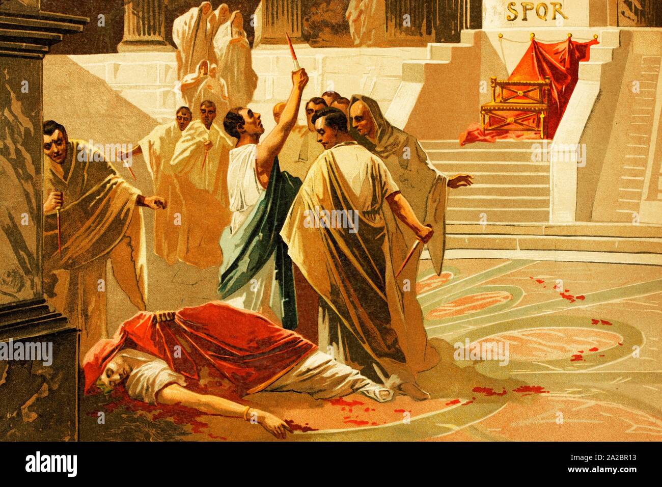 Death of Gaius Julius Caesar, Roman emperor. 100 B. C. -44 B. C ... Death of Gaius Julius Caesar, Roman emperor. 100 B. C. -44 B. C ...
