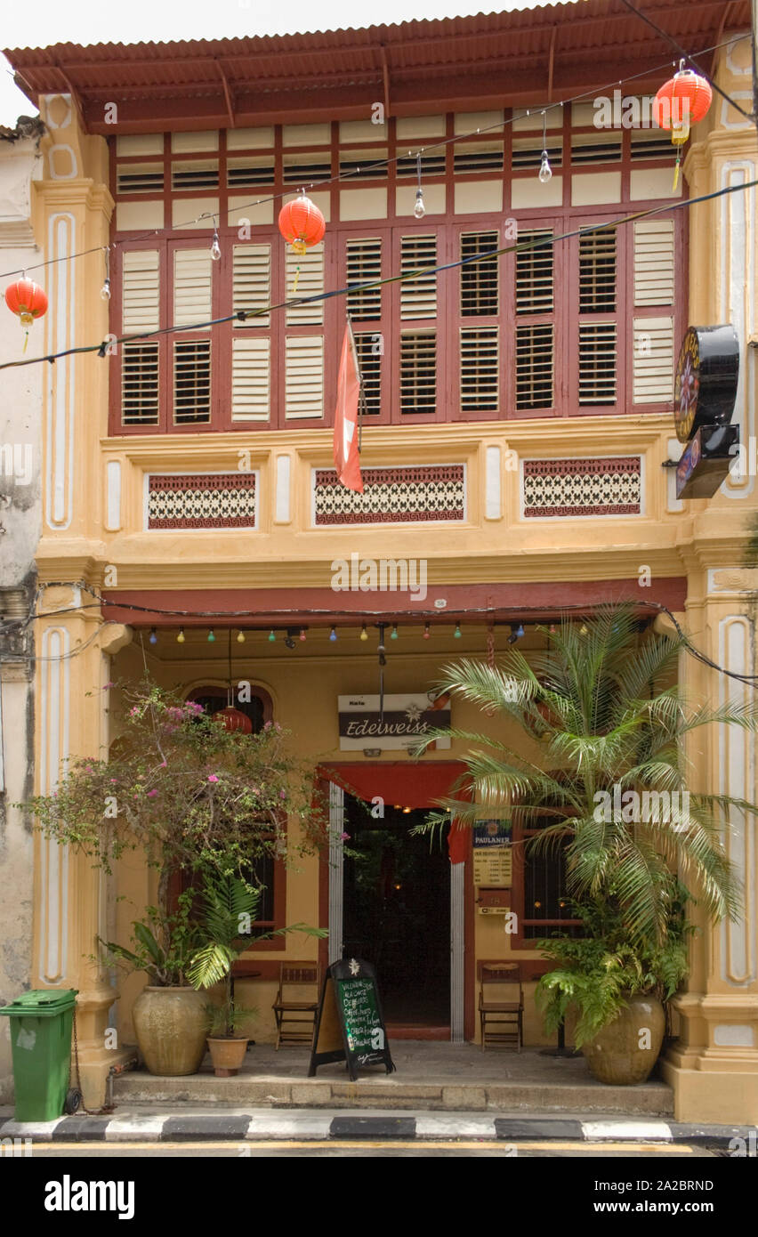 Tourist Cafe, Armenian Street, Georgetown, Penang, Malaysia, 2008 Stock ...