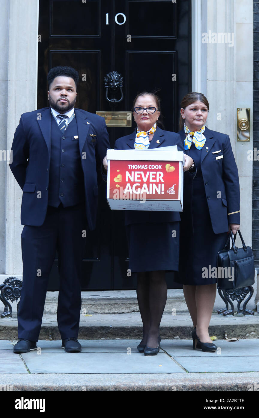 Ex-Thomas Cook employees, Courtney Alexander (left), Debbie Prior ...