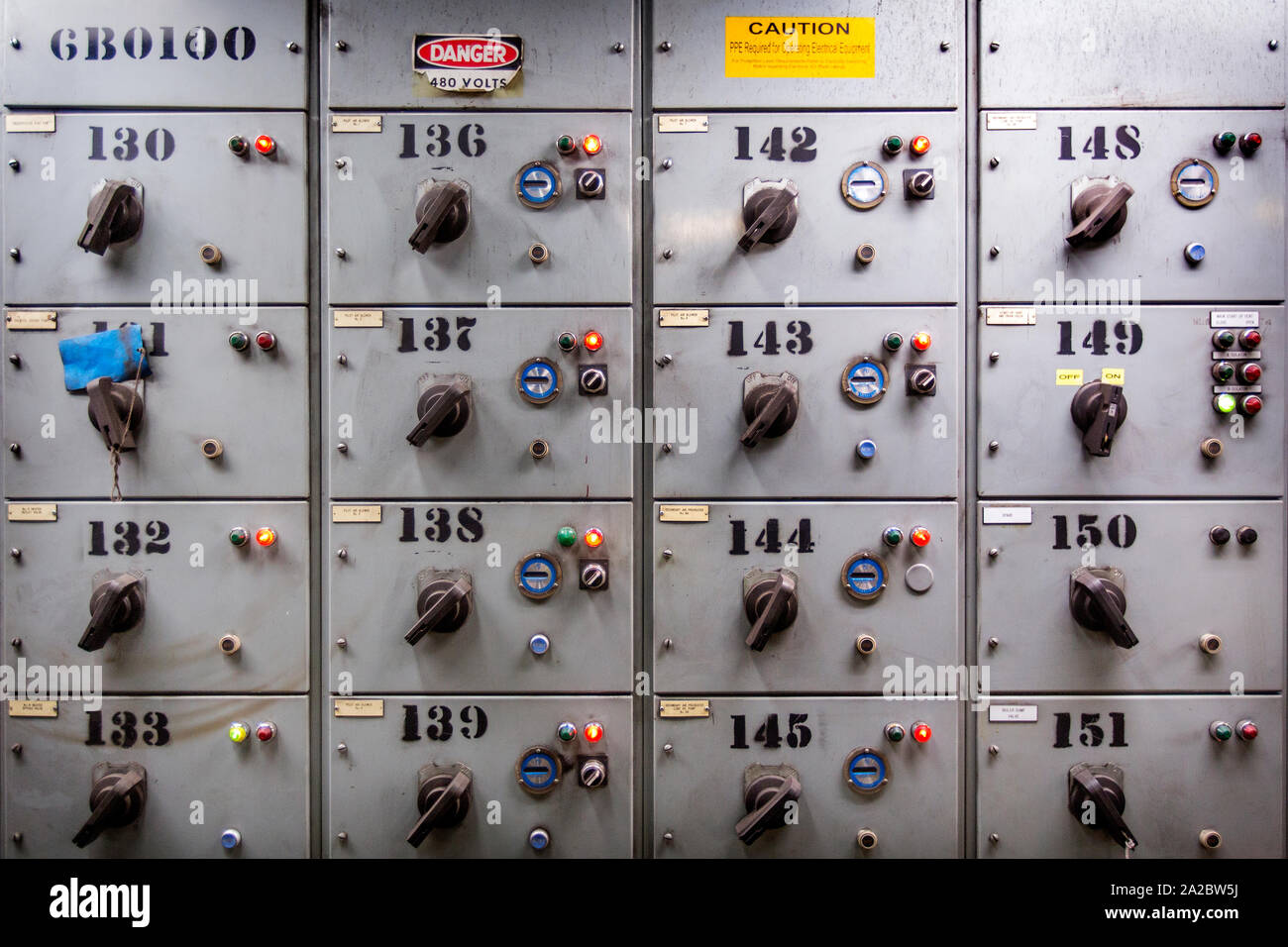 From inside the control room of the SASK Power Plant. The Canadian Sask ...