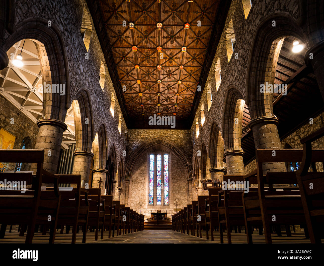 Inside the magnificient Saint Machar Cathedral. Scottish monument in ...