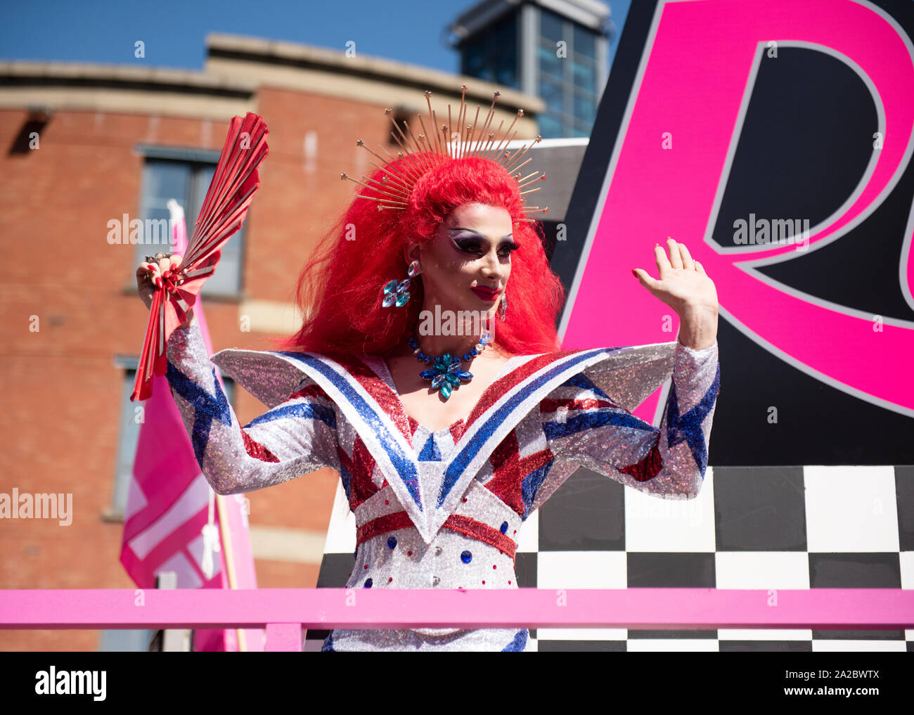 RuPaul Drag Race UK RuVeal at Manchester Pride Live 2019 Stock Photo ...