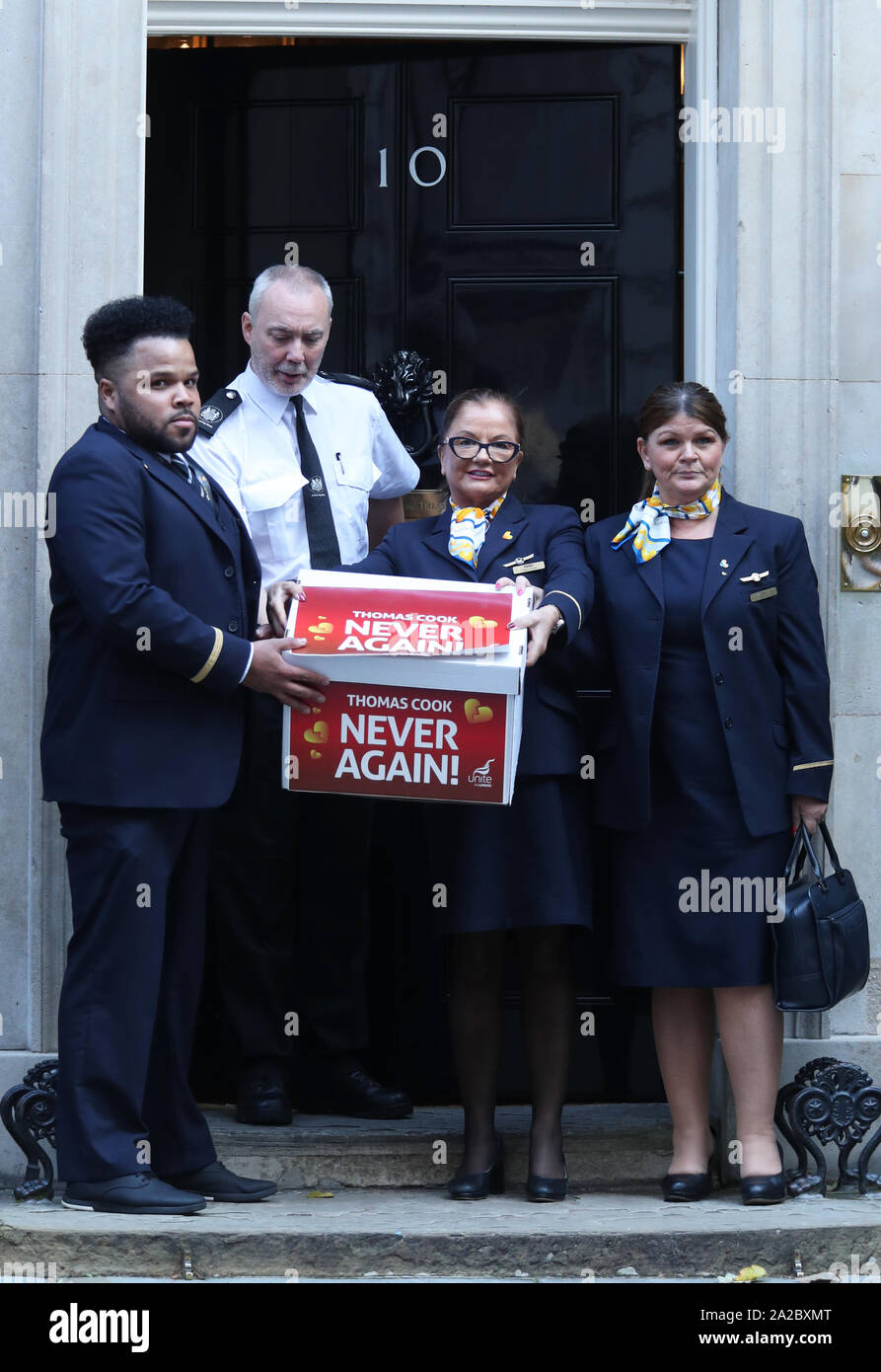 Ex-Thomas Cook employees, Courtney Alexander (left), Debbie Prior ...