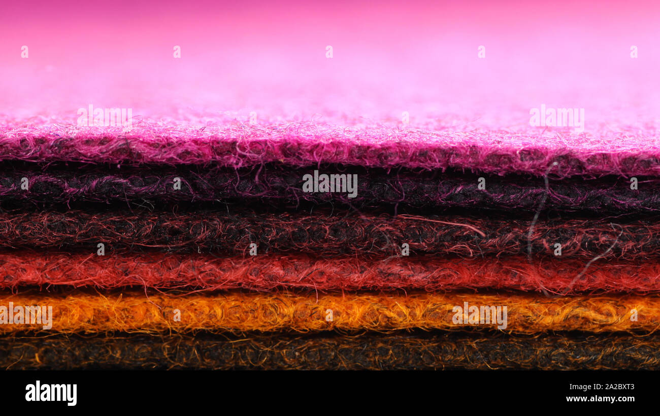 A pile of multicolored felt Stock Photo - Alamy