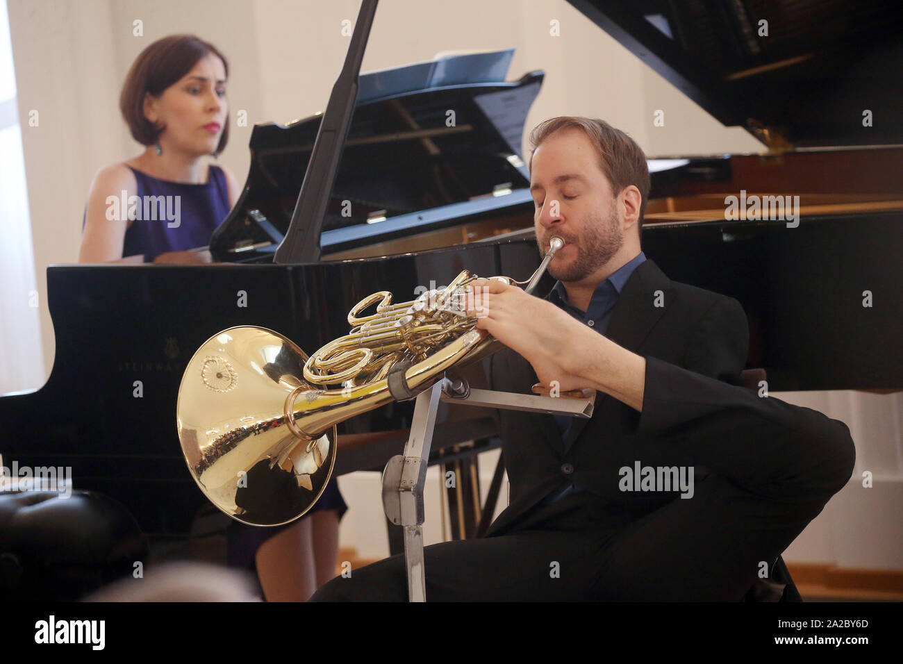 Berlin, Germany. 02nd Oct, 2019. The hornist Felix Klieser, born ...