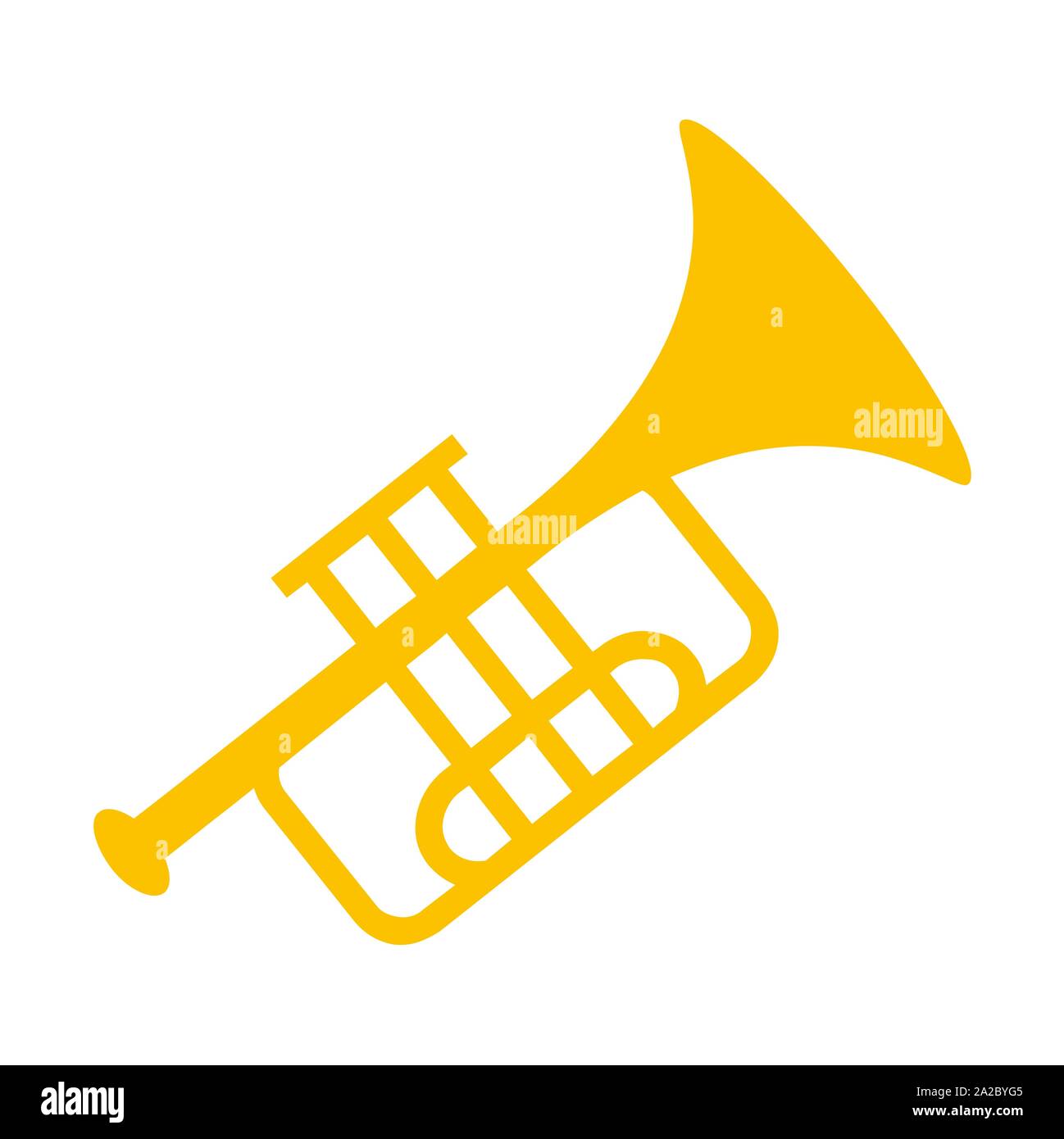 Trumpet icon illustration Stock Vector Image & Art - Alamy